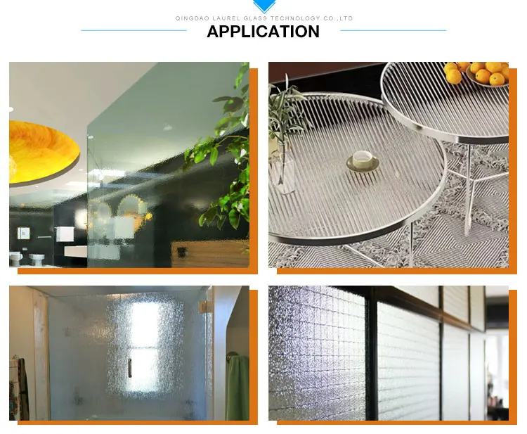 Decorative Textured Glass - High Strength & Clear Moru Pattern