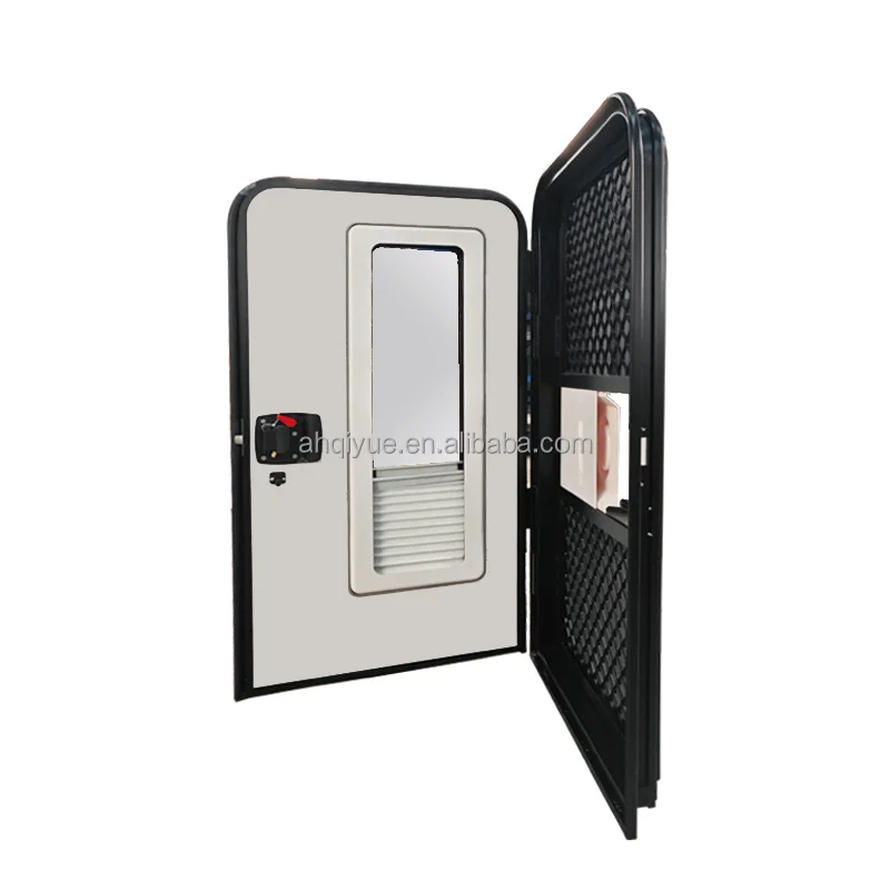 Teardrop Camper Trailer Door With Curtain And Window Mini Entry Door ...