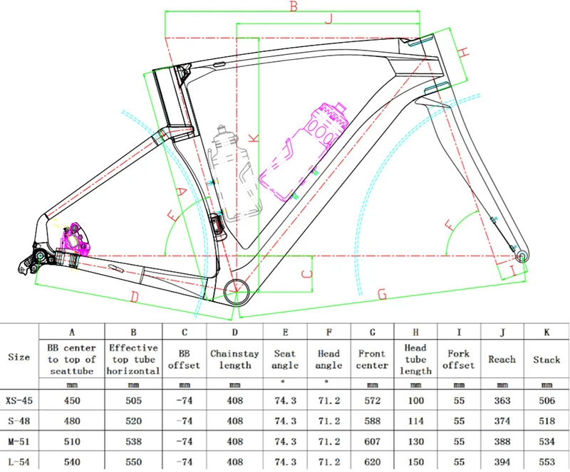 OEM Cycle Frame Gravel V2 - High Strength Carbon Road Bike