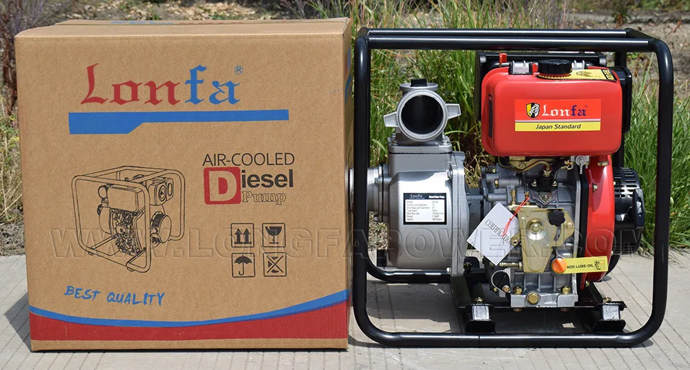 6hp 7hp 10hp High Pressure 2 3 4 Inch Farm Irrigation Cast Iron Diesel Engine Fire Fighting Fuel ...