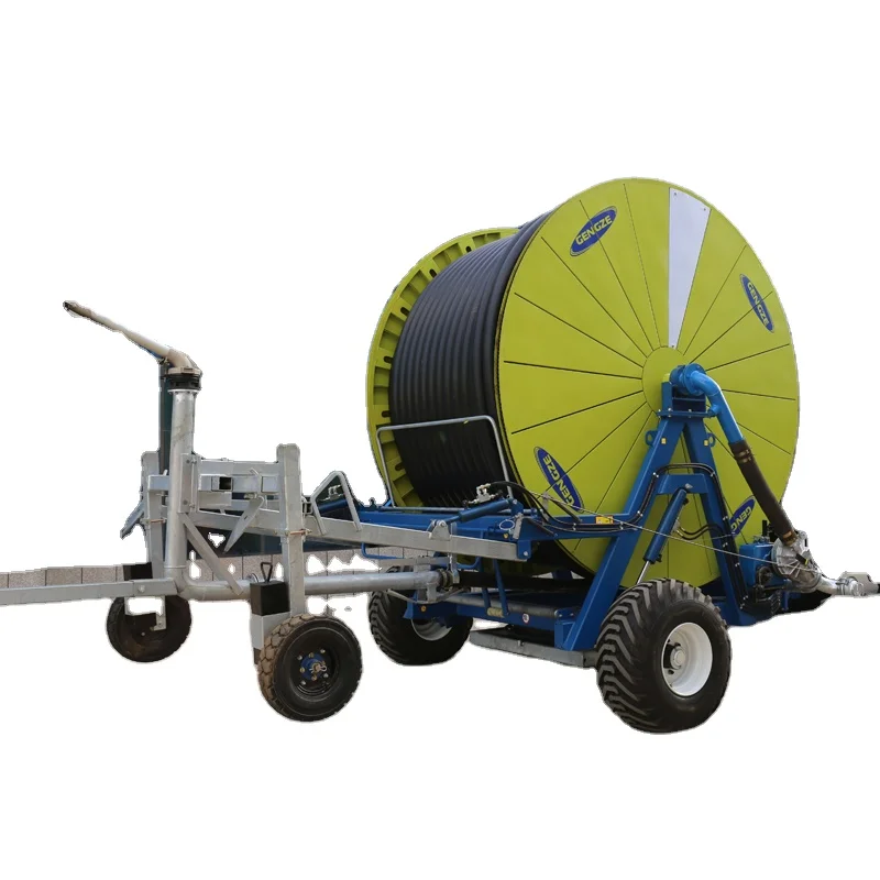 Agricultural Hose reel Irrigation Boom System Farm Mobile Sprinkler ...