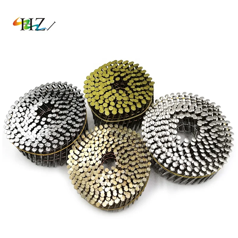 Screw Shank Generic Coil Siding Nail 15 Degree X.080 Coil Nails - Buy ...