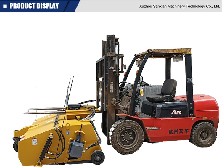 Street Sweeper Forklift Mounted Road Sweeper with Bucket