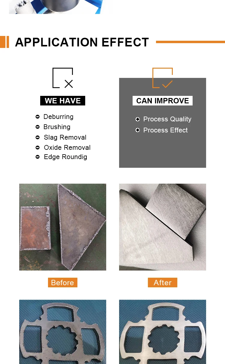 Edge Rounding Multiple Language Options Oxide Removal Sheet Metal ...