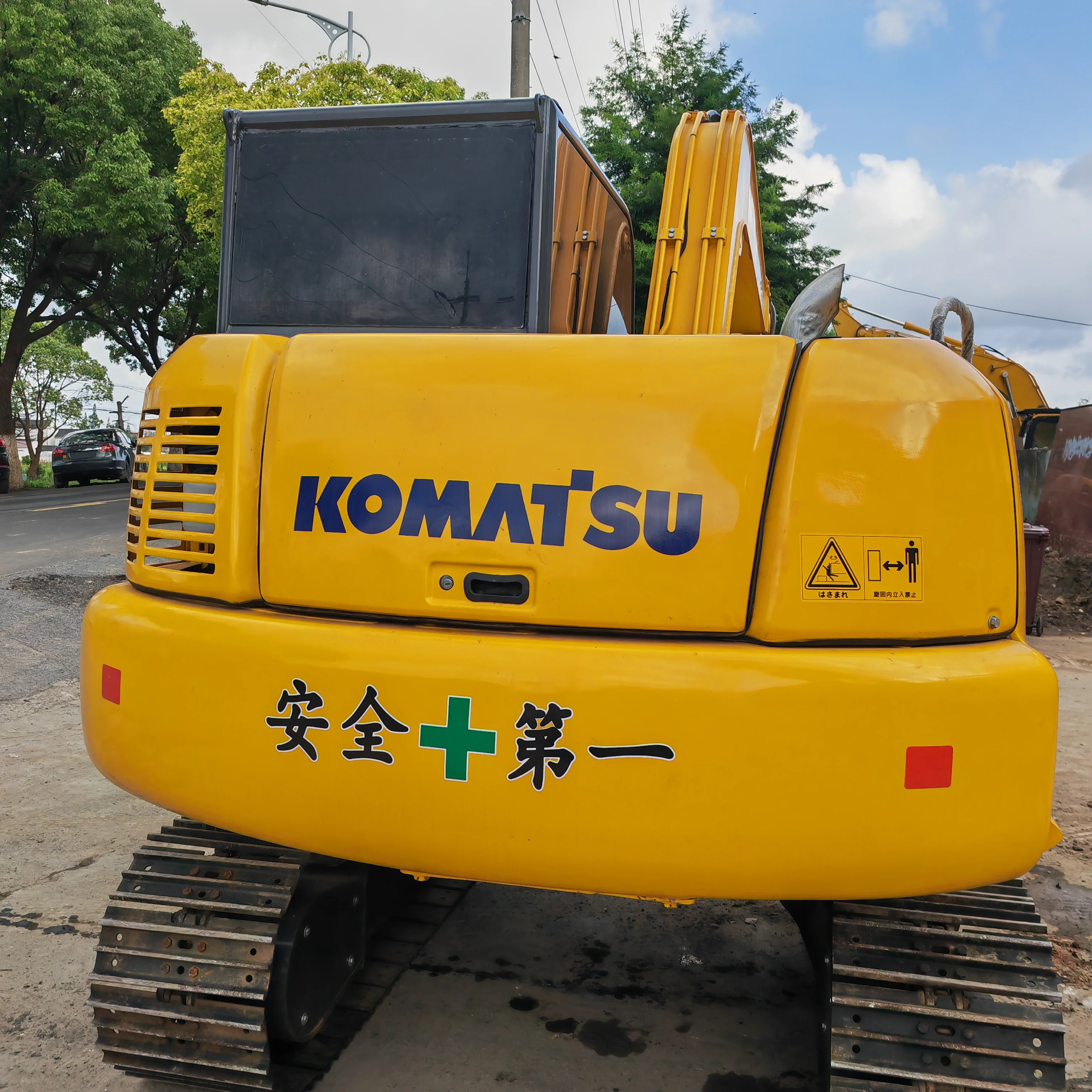 Used Machine Komatsu Pc70-8 Excavators Digger Engineering Construction ...