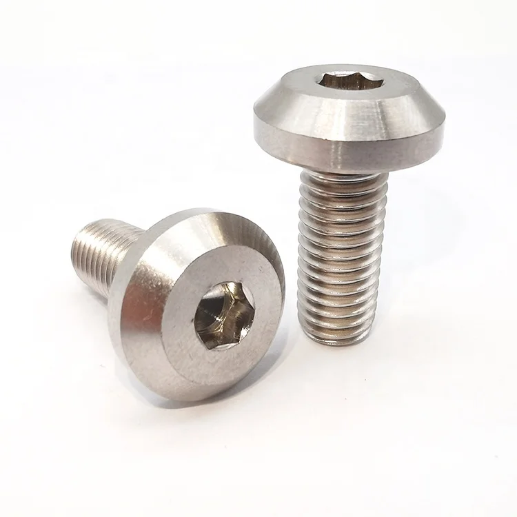 Factory Custom Hex Socket Pan Head Titanium Screw - Buy Hex Socket Pan ...