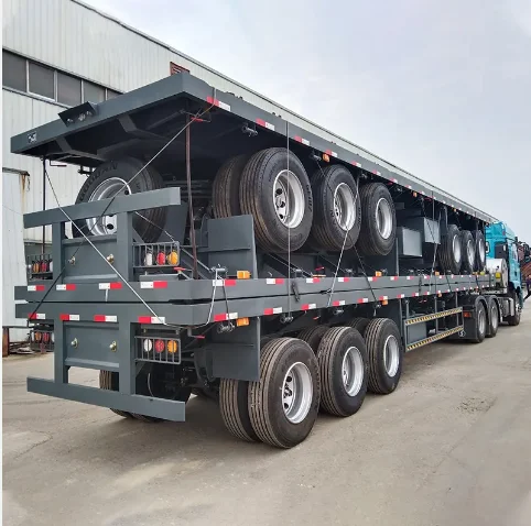 3 Axl Trailer - Semi Truck Bed Frame for High Deck Load