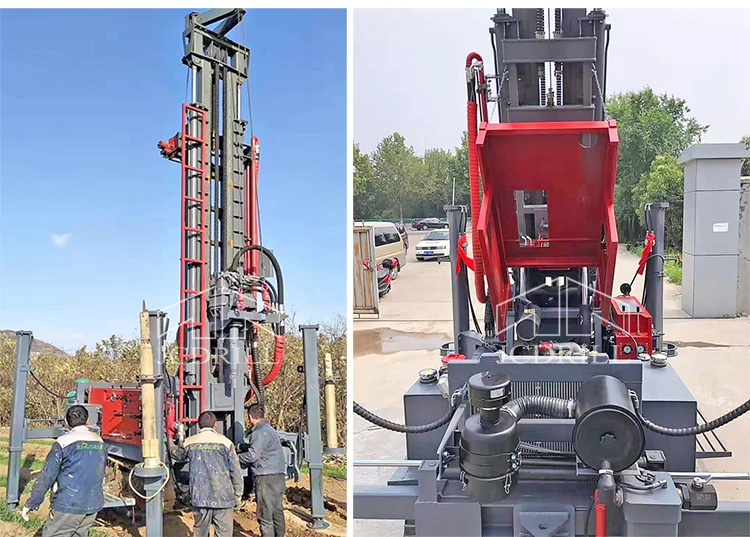 400m Crawler Mounted Deep Water Well Drilling Rig Machine