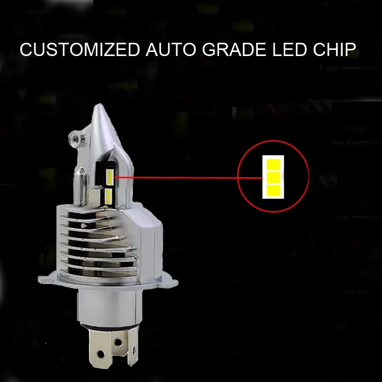 Car Accessories Luces Led H4 Light Bulb Fighter F10 Led Headlight - Buy ...