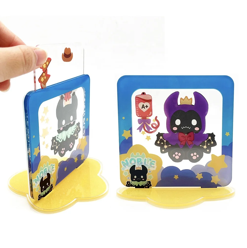 KUIEN Custom Clear Acrylic Block - Anime Thick Standee Charm