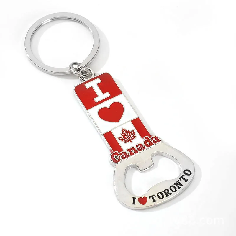 Custom Canada Design Tourist Souvenir Key Chain Zinc Alloy Metal Canada ...