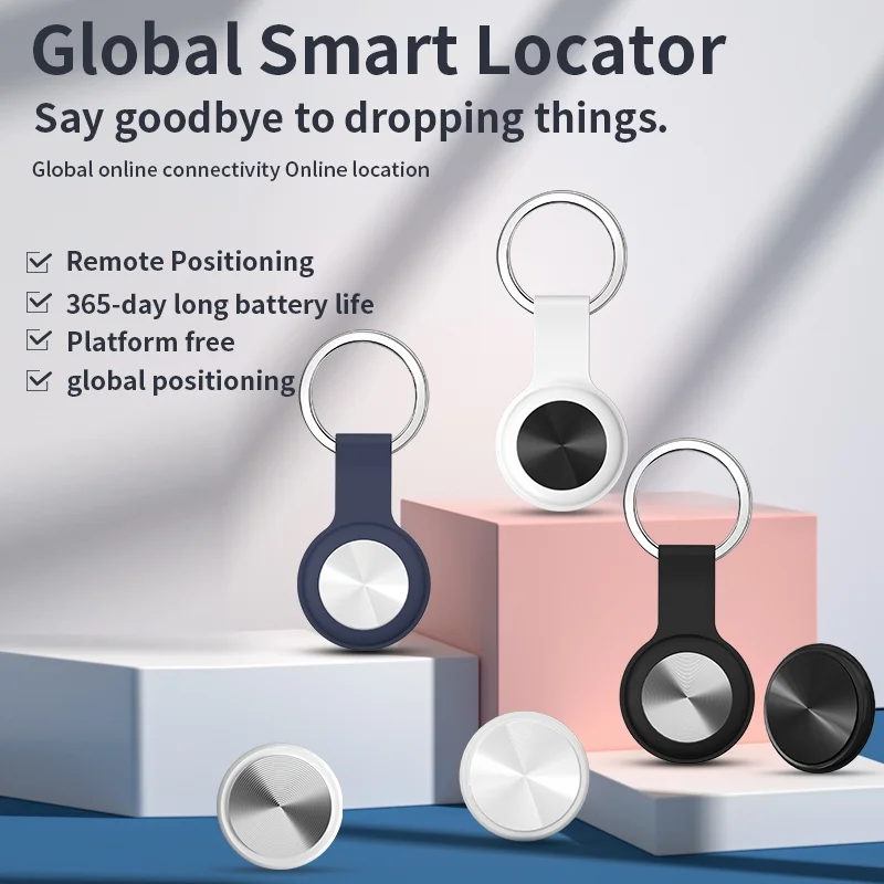 Anti-lost Gps Tracker Pet Locator Round Car Key Gps Loss Prevention ...