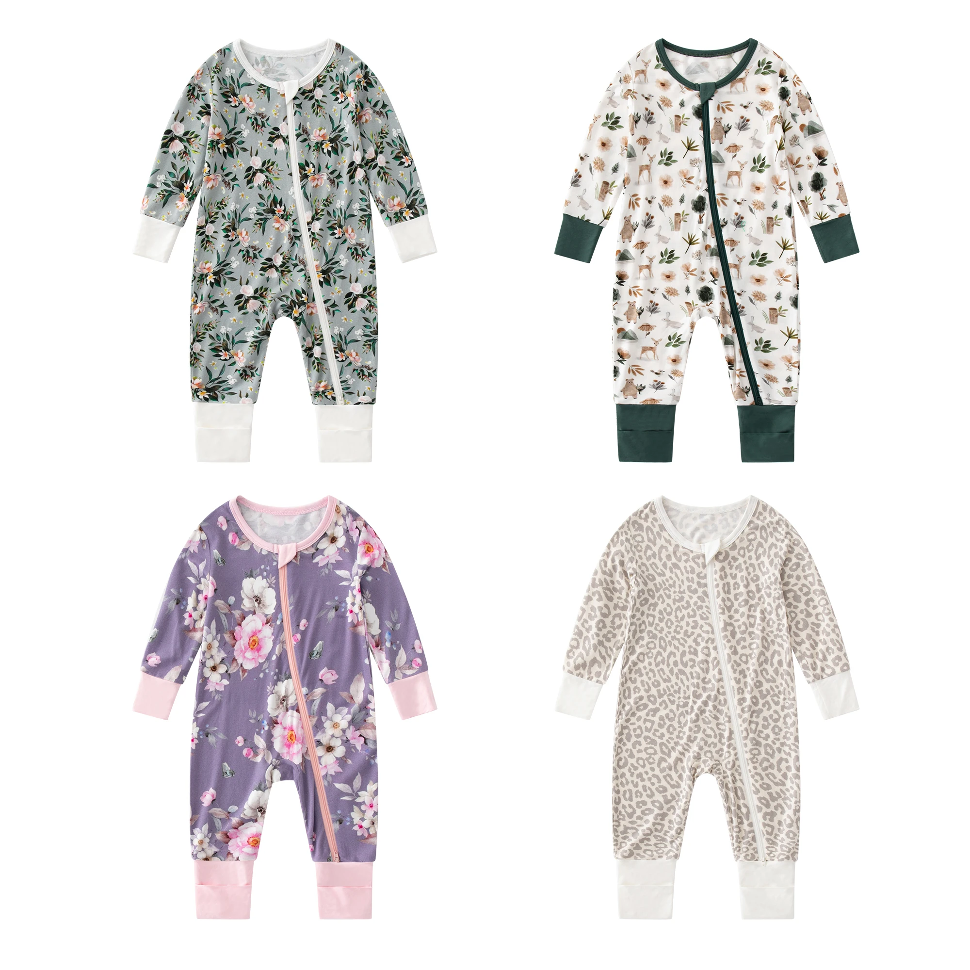 Custom Print Newborn Children Bamboo Baby Clothes Kids Bamboo Viscose ...