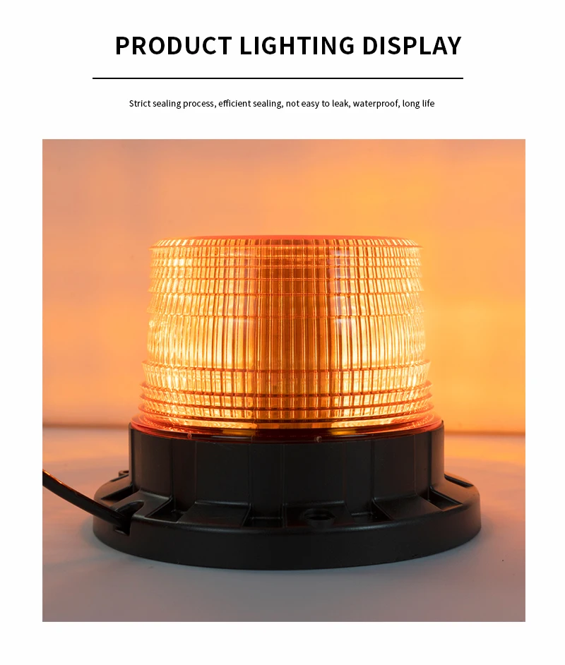 12V24V LED Beacon Strobe Lamp LED Warning Safety Flashing Beacon Lights ...