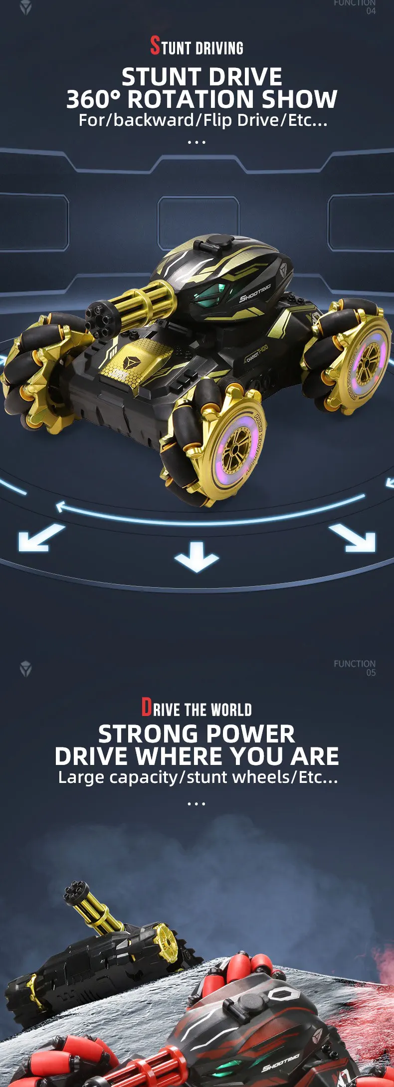 Wholesale Price Rc Shooting Tank Cars Toy Remote Control Gel Ball Tracked Wheels Stunt Cars ...