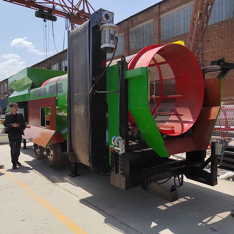 Heavy Duty Mobile Trommel Screen Dirt Screener Equipment Manufacturer ...