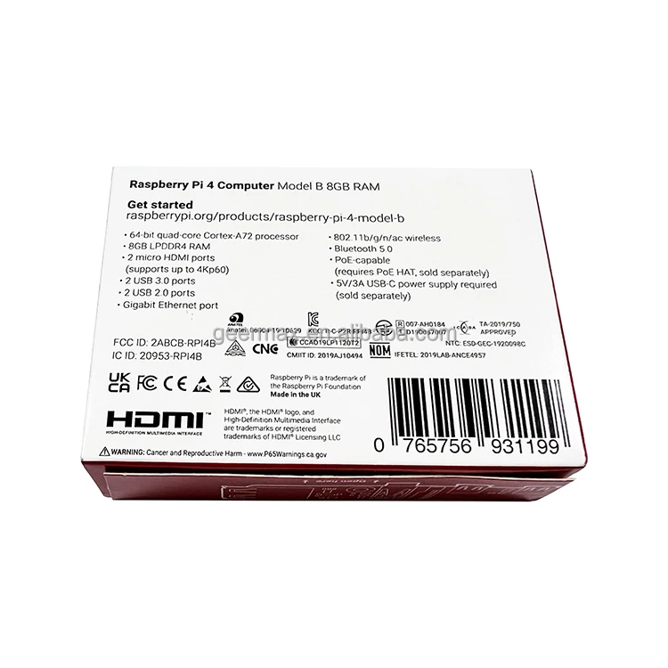 Raspberry Pi 4 Model B 8gb Ram Completely Upgraded Pi4b-8gb Original ...