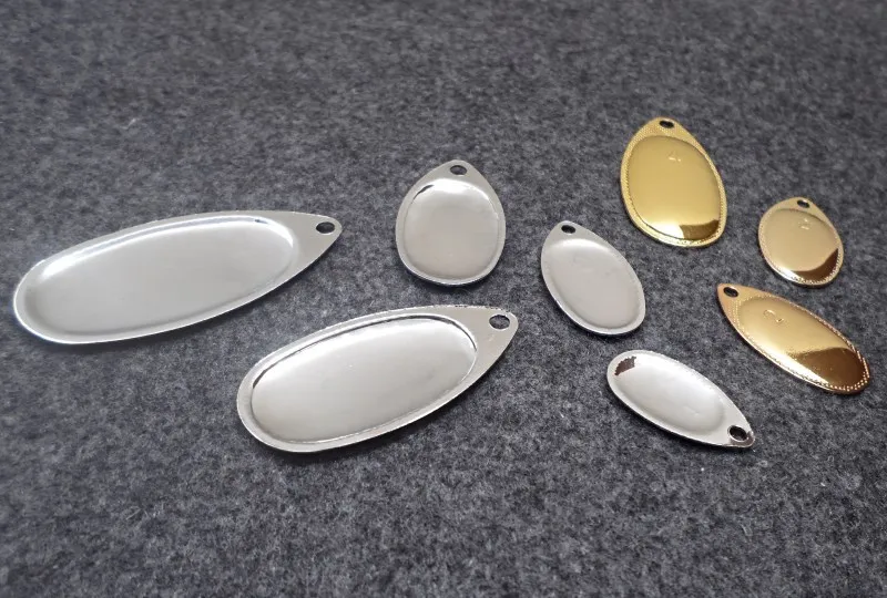 5 Sizes SPINNER BAIT Accessory Lure Making COMBINATION LURE Reflective ...