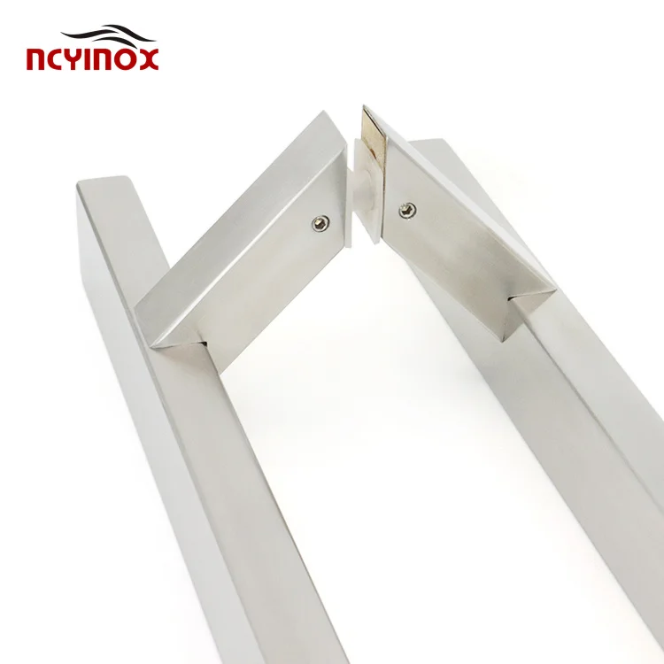Modern Long Pull Handle Offset Doors Stainless Steel Glass Door Pull ...