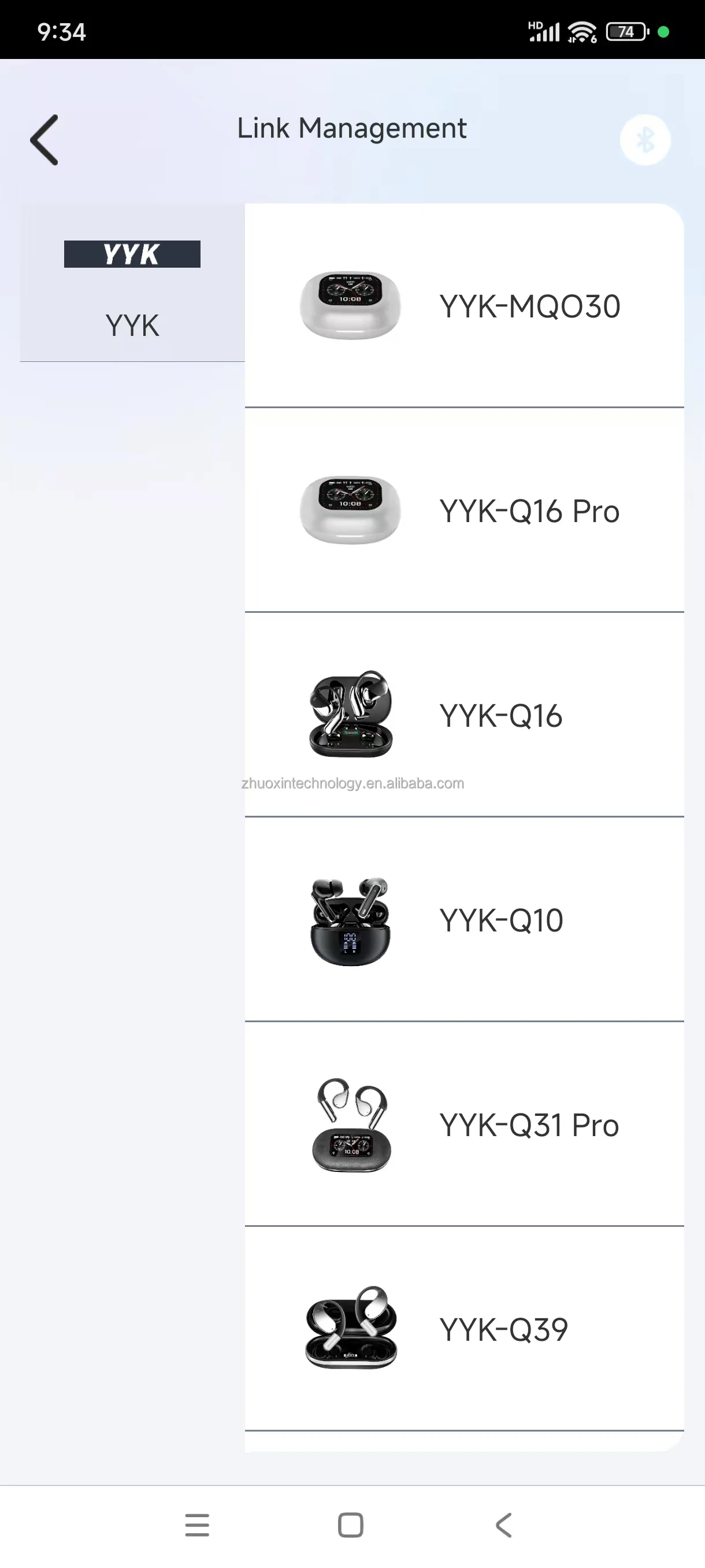 YYK-Q16S OWS Ear-Hook Sports Earphones - Smart AI Translations