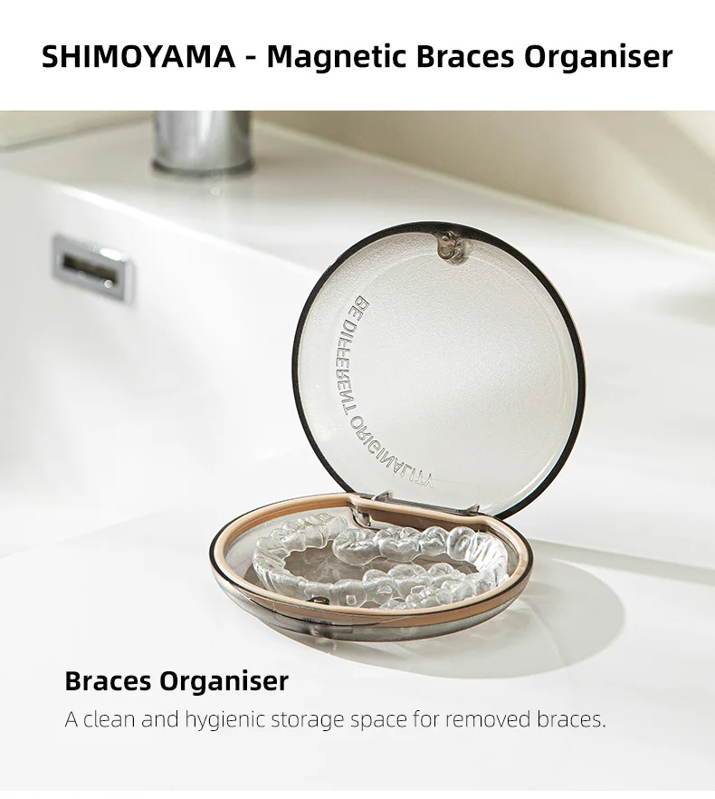 SHIMOYAMA Magnetic Closed Orthodontic Retainer Braces Case