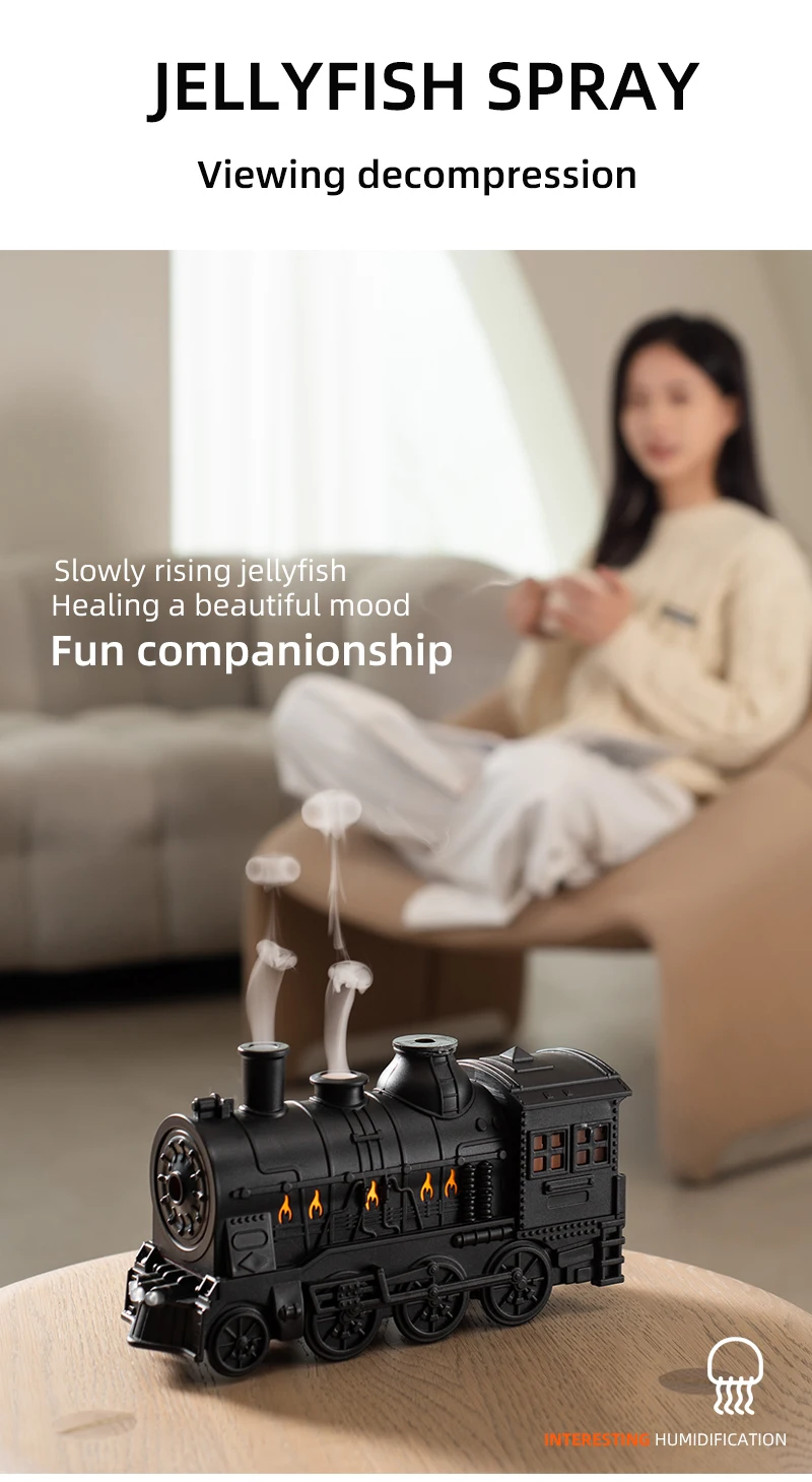 Train Aroma Diffuser - DIY Essential Oil Humidifier for Kids