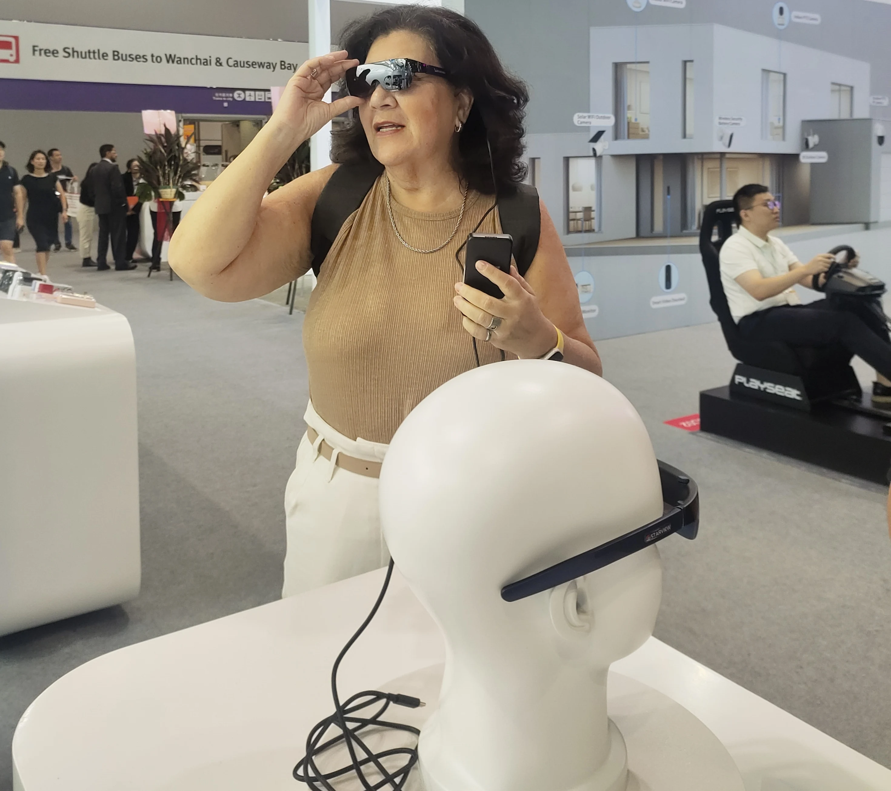 Augmented Reality Glasses Smart Glasses Massive 130" Mico-oled 2d 3d ...