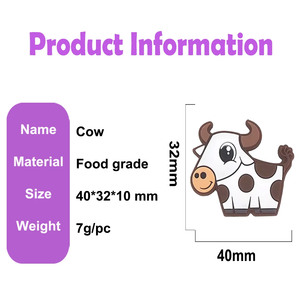 Custom Food Grade Quality Animal Shapes Loose Crafts Making Diy ...