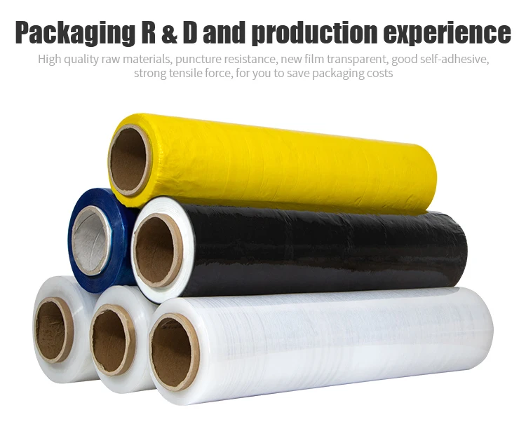 Industrial Transparent Plastic Wrapping Film Roll Wrapper Stretch Wrap ...