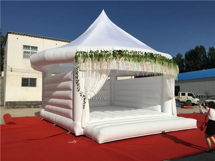 Commercial Inflatable Wedding Carousel Bouncy Castle