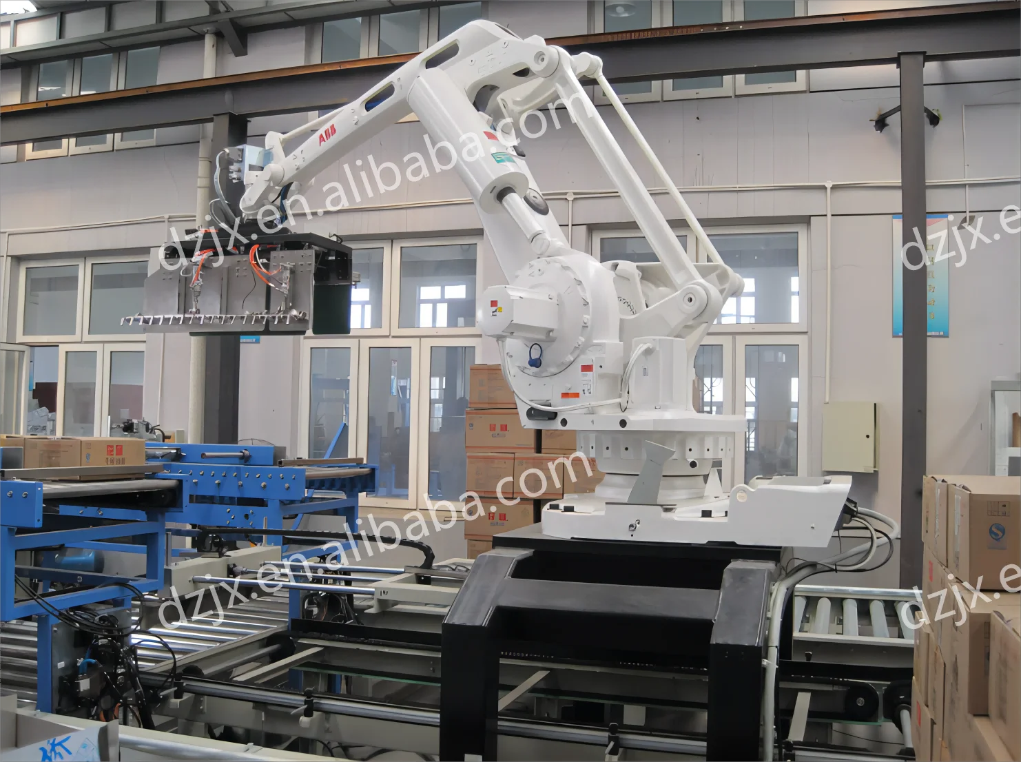 DZJX Cartesian Automatic Wood Pellet Yupack Single Column Robot ...