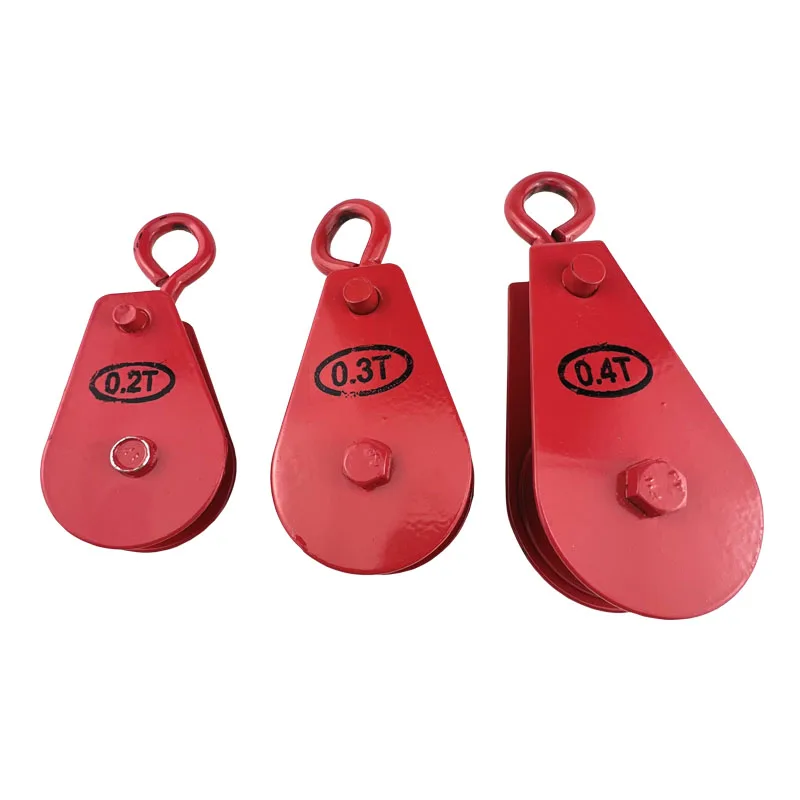 Red lifting miniblock small pulley lifting monoblock directional small ...