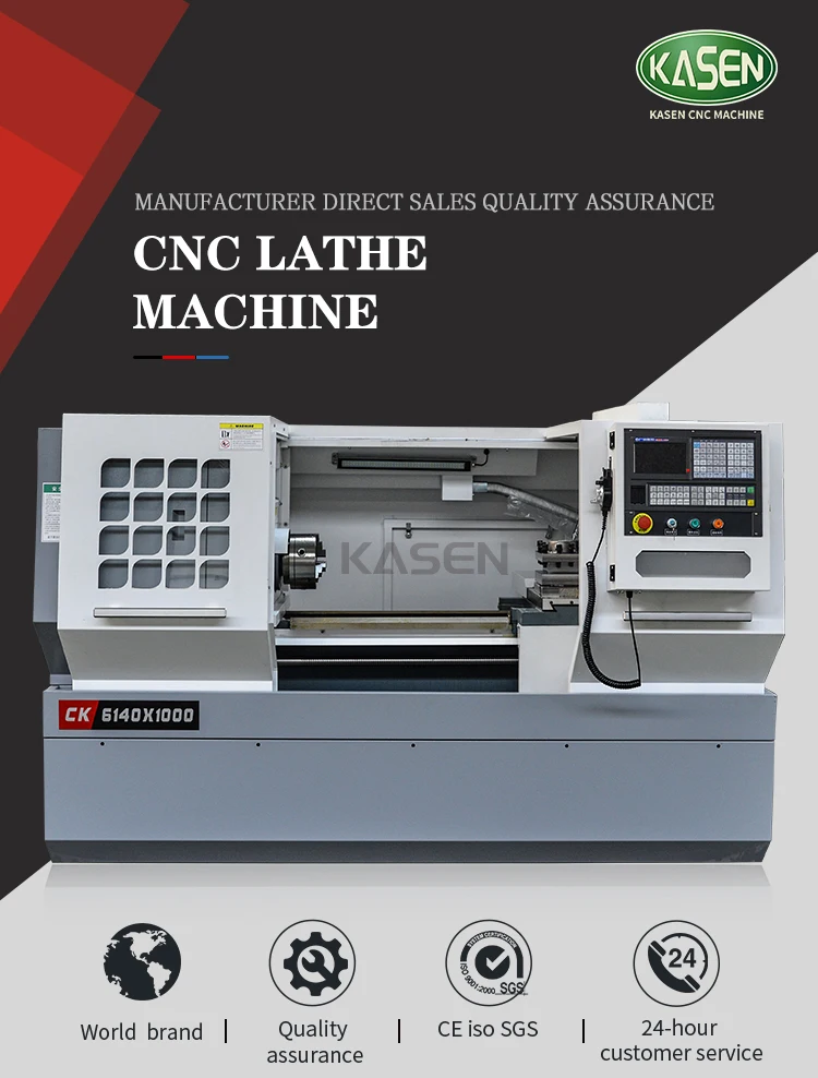 Chinese CNC Mini Lathe CK6140 Horizontal Flat Bed CNC Metal Lathe Machine| Alibaba.com