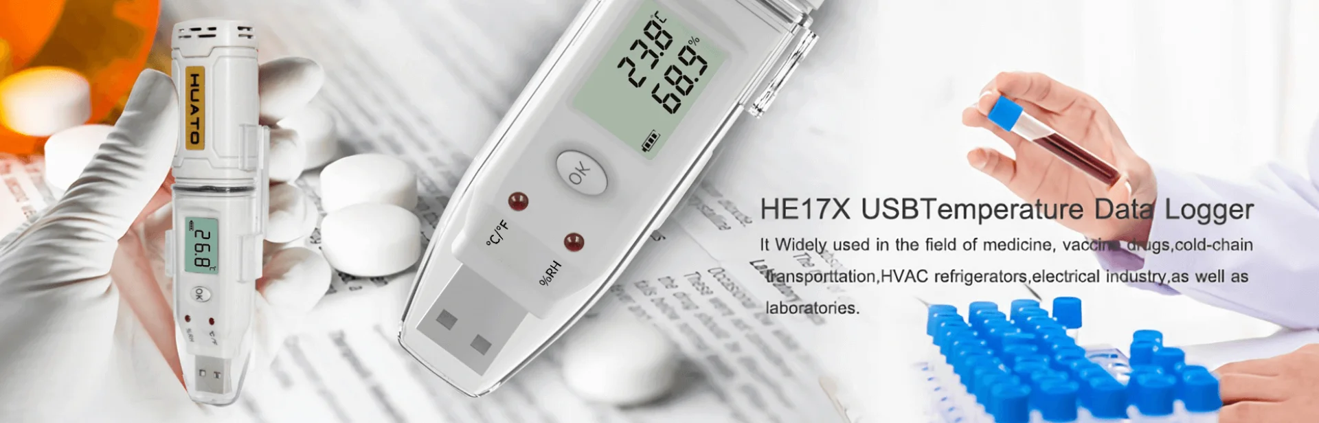 Cold Room USB Temperature Data Logger - Reliable & Accurate