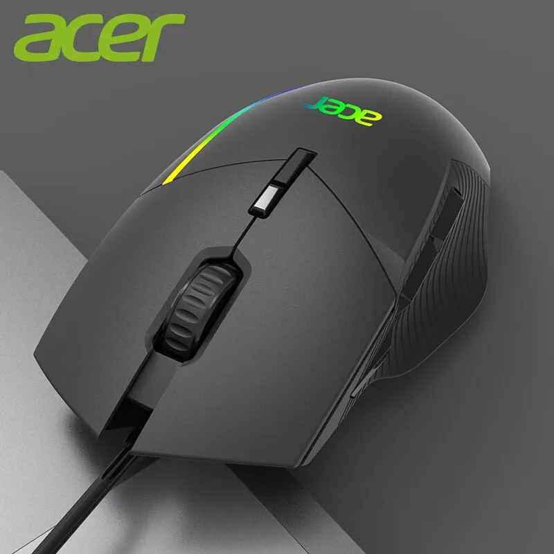 Acer Wired Gaming Mouse - Optical, RGB LED, 6 Buttons, 12000 DPI ...