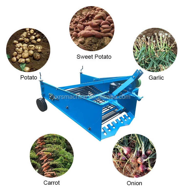 Agriculture Ginger Onion Garlic Potato Harvester Digger Machine for ...