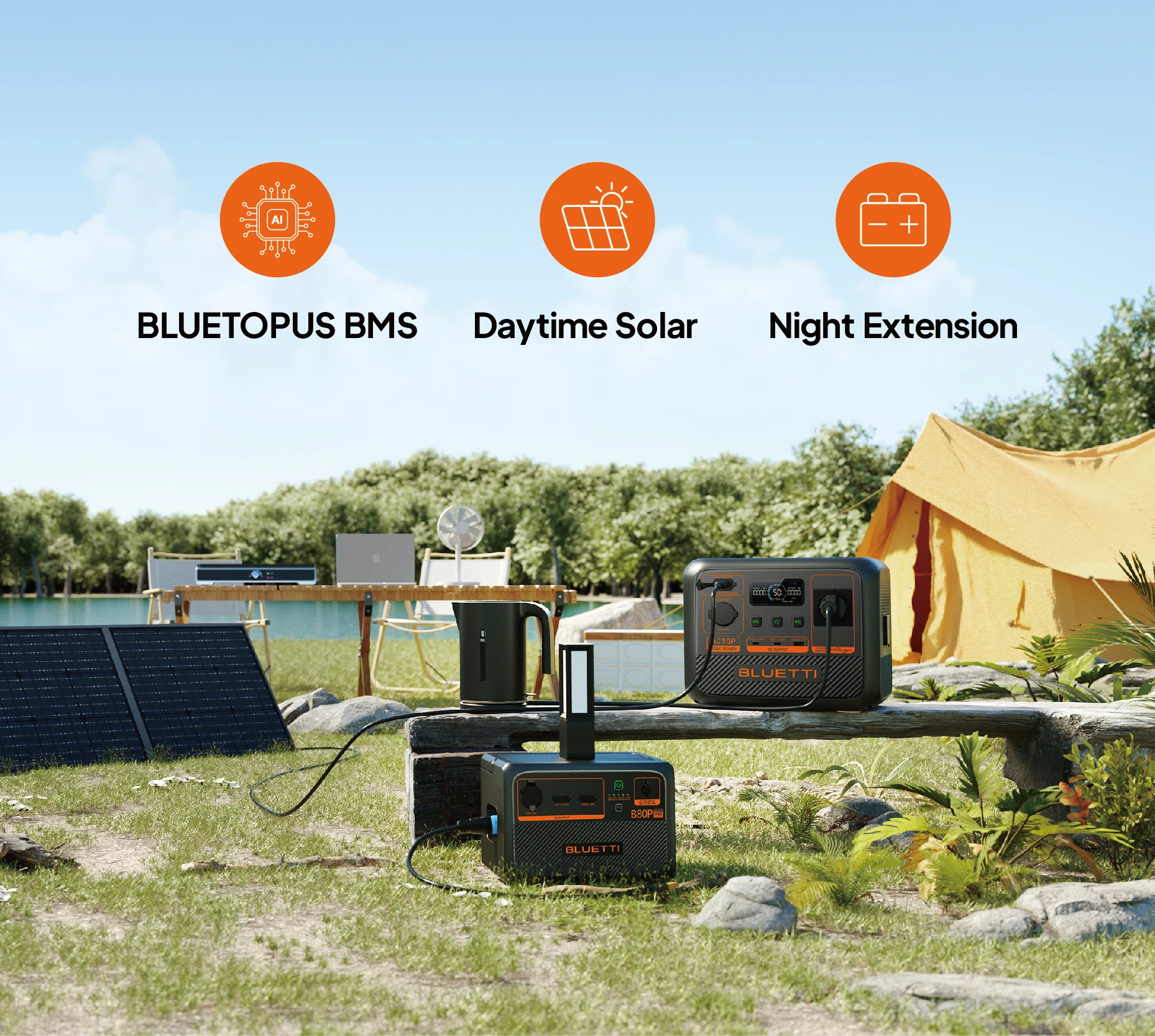 BLUETTI Emergency Lithium Battery - Portable Power Station