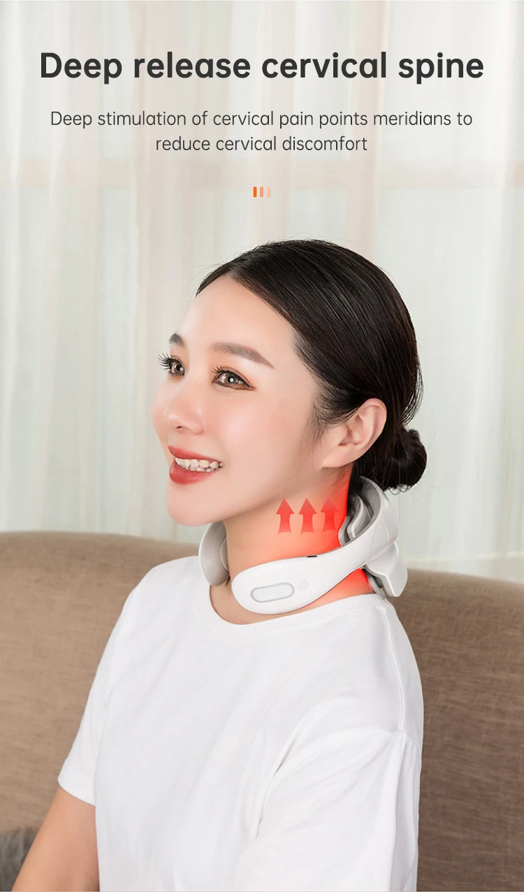 Smart Tens Pulse Neck Back Massage - Relieve Pain Effortlessly