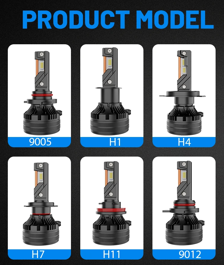 T80 600w 60000lm 3570 Led Chip 9005 9006 H11 H4 9004 Canbus
