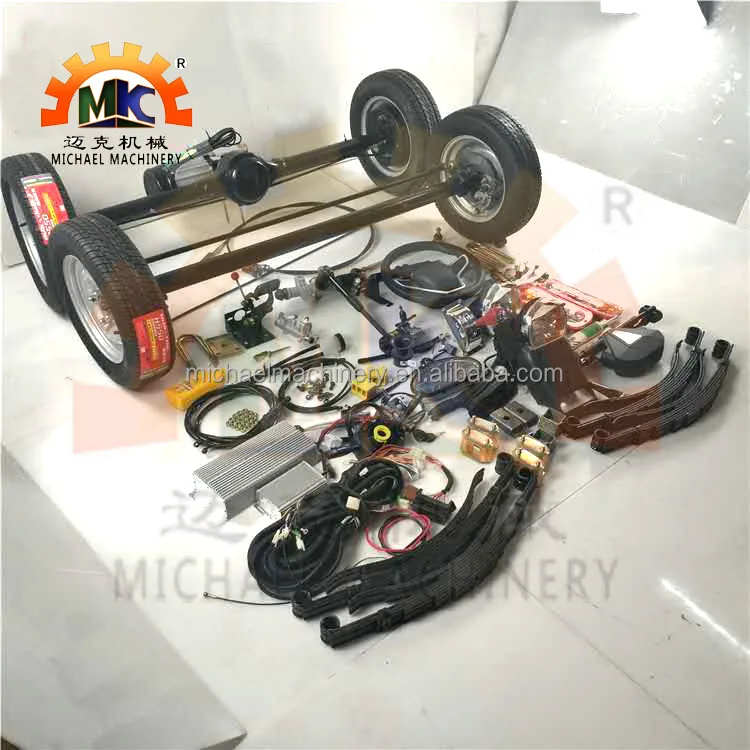 Low Speed Electric Vehicle Chassis Kits - 48v 3kw Motors