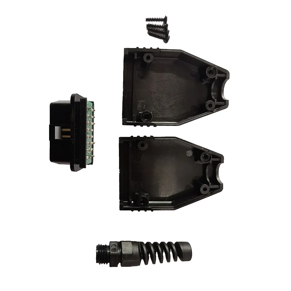 OBD Port Male Plug OBD2 16 Pin Housing Connector Adapter