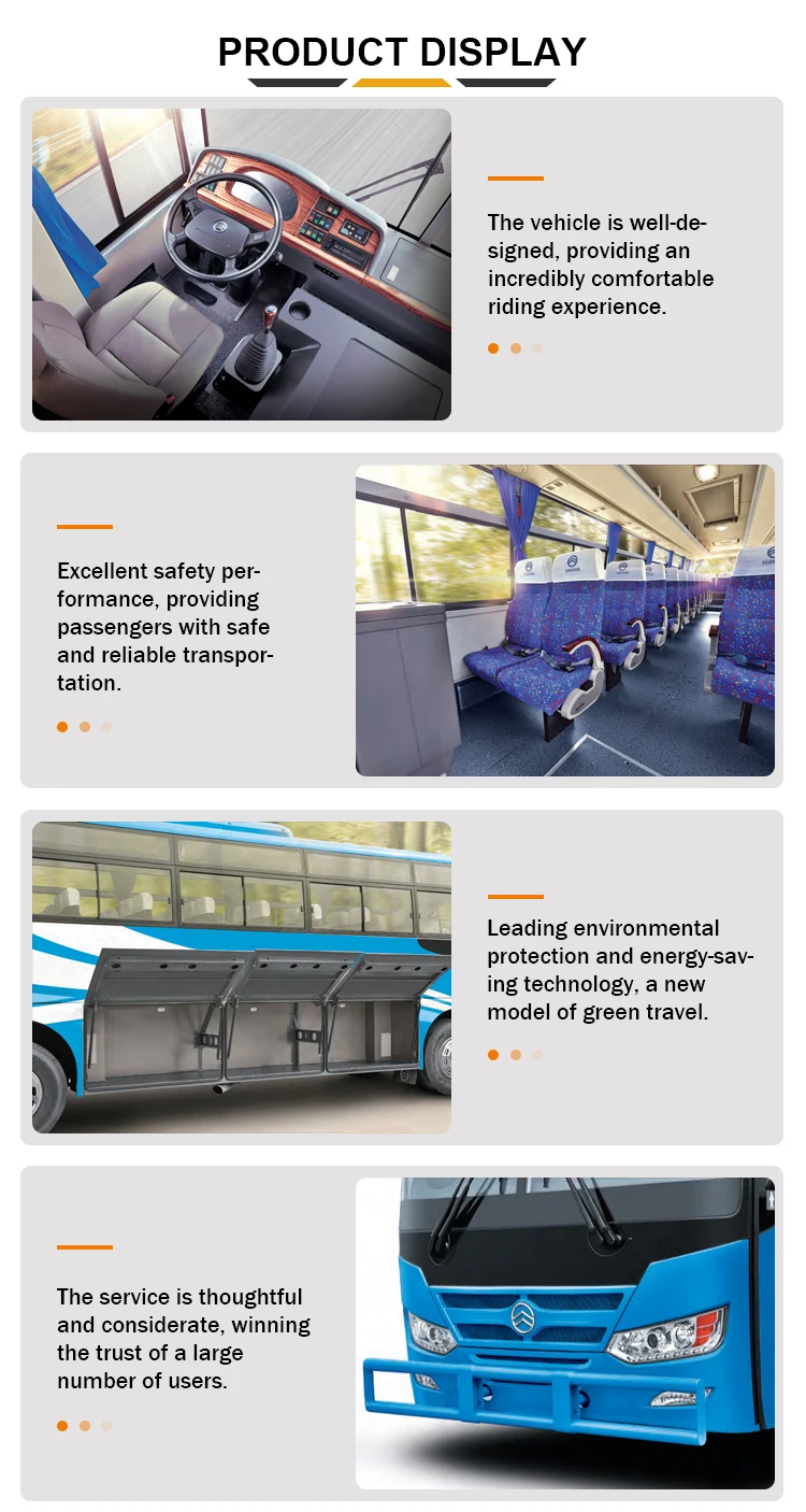 Dragon 55 Seats King Long Travelling Rhd Luxury Bus 65