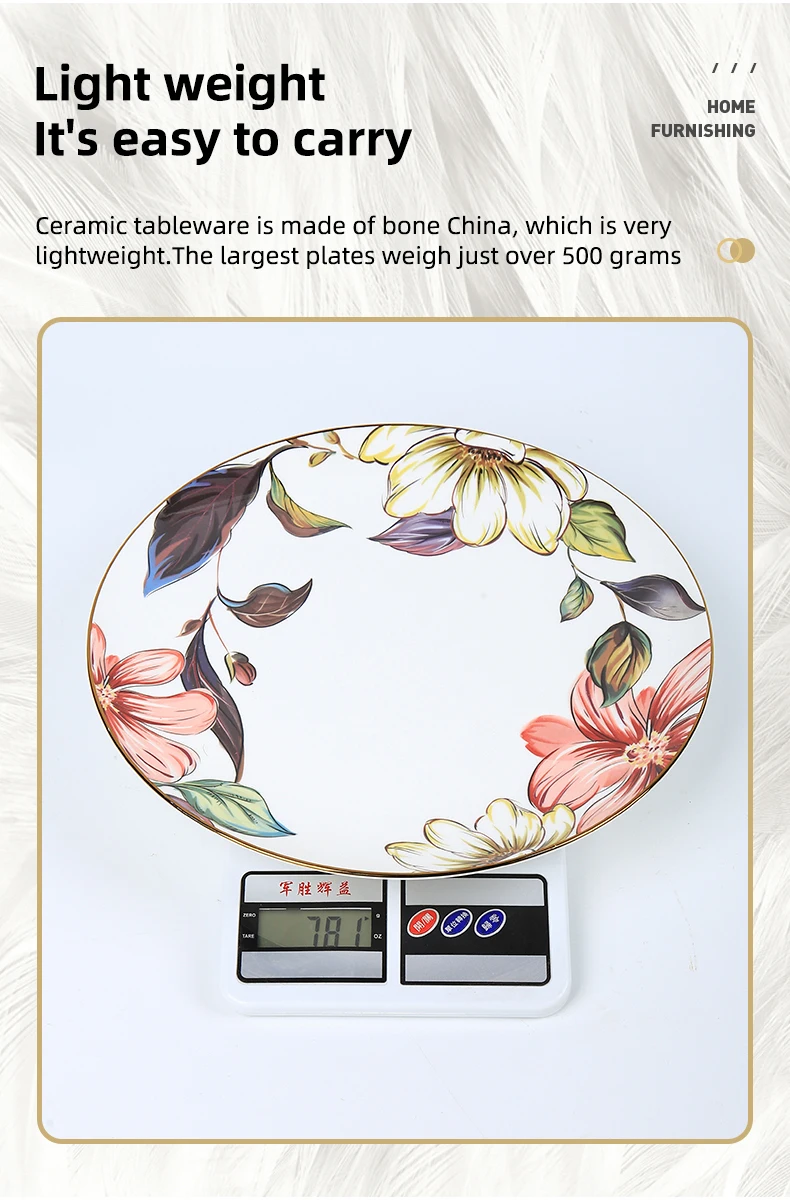 Fine Bone China Dinnerware Restaurant Crockery Dinner Sets Wedding ...