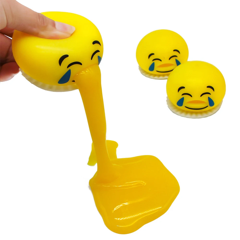 Novelty Cute Egg Spitting Putty Squeezer Squishy Stress Relief Ball ...