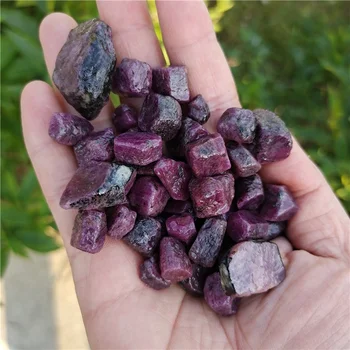 Wholesale Natural Rock Red Ruby Gemstone Rough Raw Uncut Rubies Crystal ...