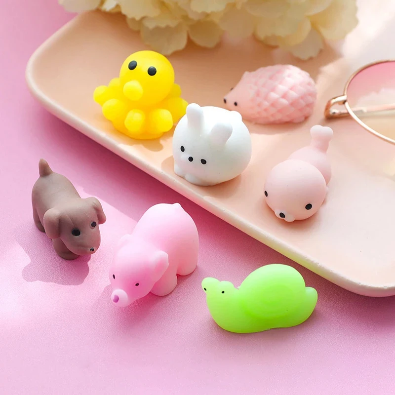 Mochi Fidget Toys - Cute, Stress Relieving Squeeze Animals