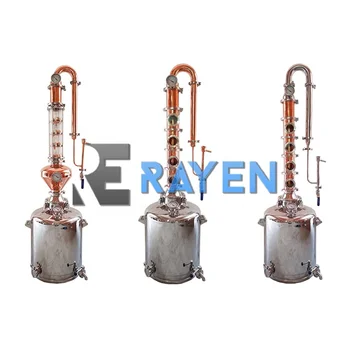 Home Distiller Red Copper Stills Dephlegmator Alcohol Distiller ...