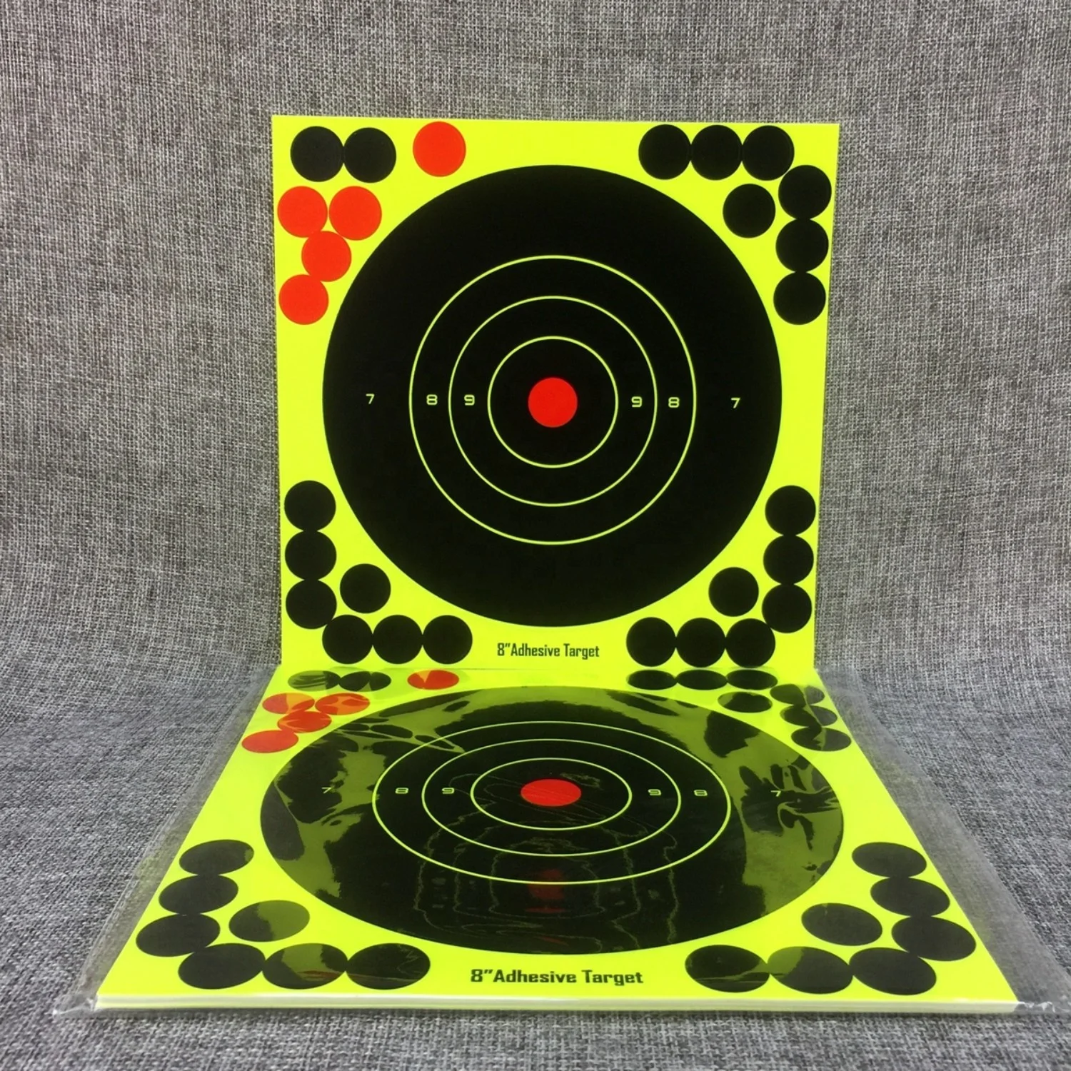 8" Splatter Target Stickers Silhouette Adhesive Reactive Shooting ...