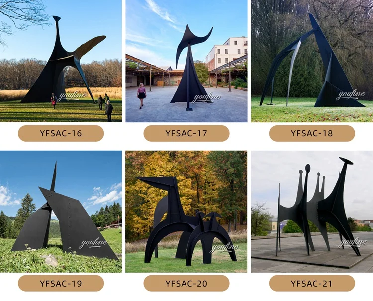 Modern City Square Large Stainless Steel Sculpture - Five Swords by ...