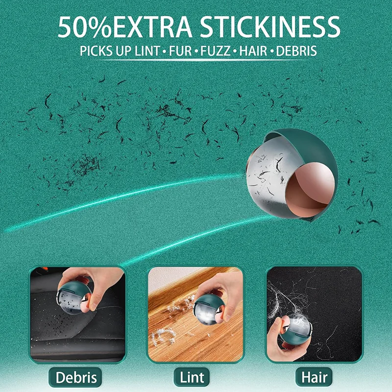 Wholesale Portable Reusable Sticky Cleaning Ball Pet Hair Remover ...